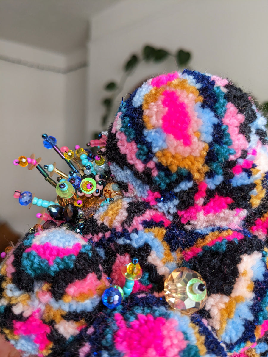 Pom Fungi – Clementine Pepper Fibre Arts